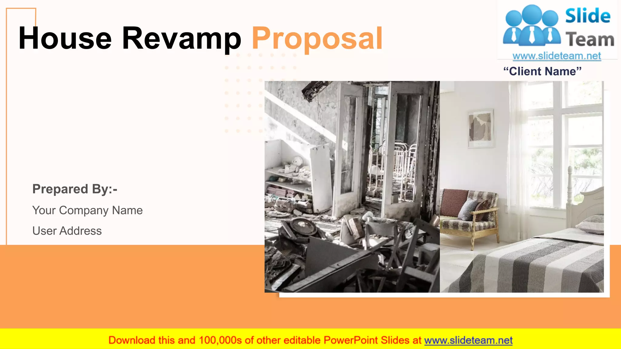 House Revamp Proposal PowerPoint Presentation Slides | PDF