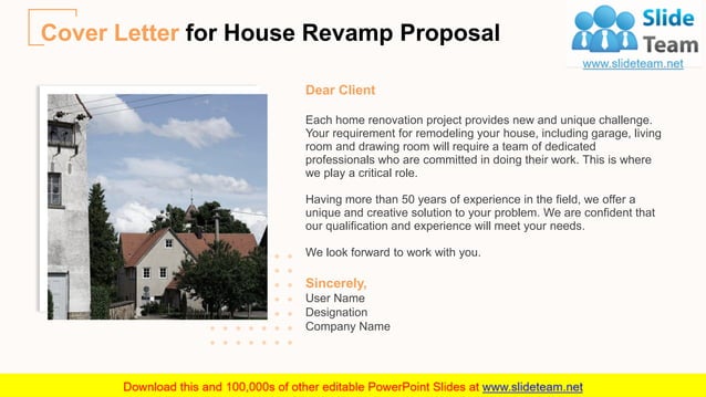 House Revamp Proposal PowerPoint Presentation Slides | PPT