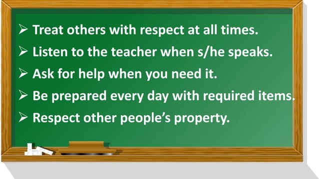 house rules school year 2023- 2024 first | PPT