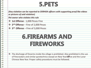 HOUSE RULES & SECURITY GUIDELINES.pptx