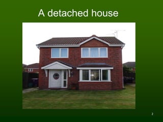 Houses' types English lesson | PPT