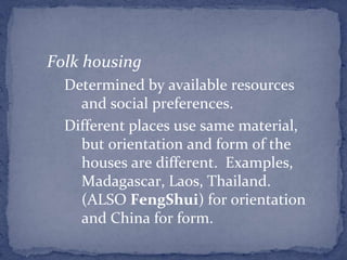 Housing Culture | PPTX