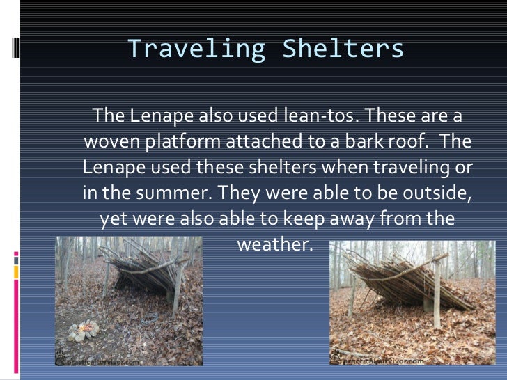 Houses of the lenape