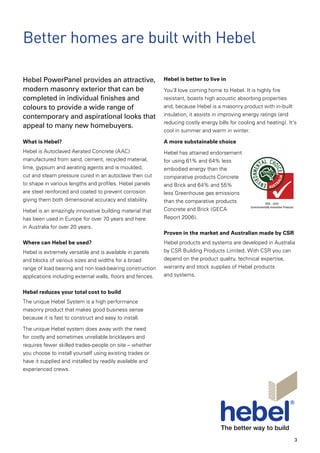 Better homes are built with Hebel | PDF