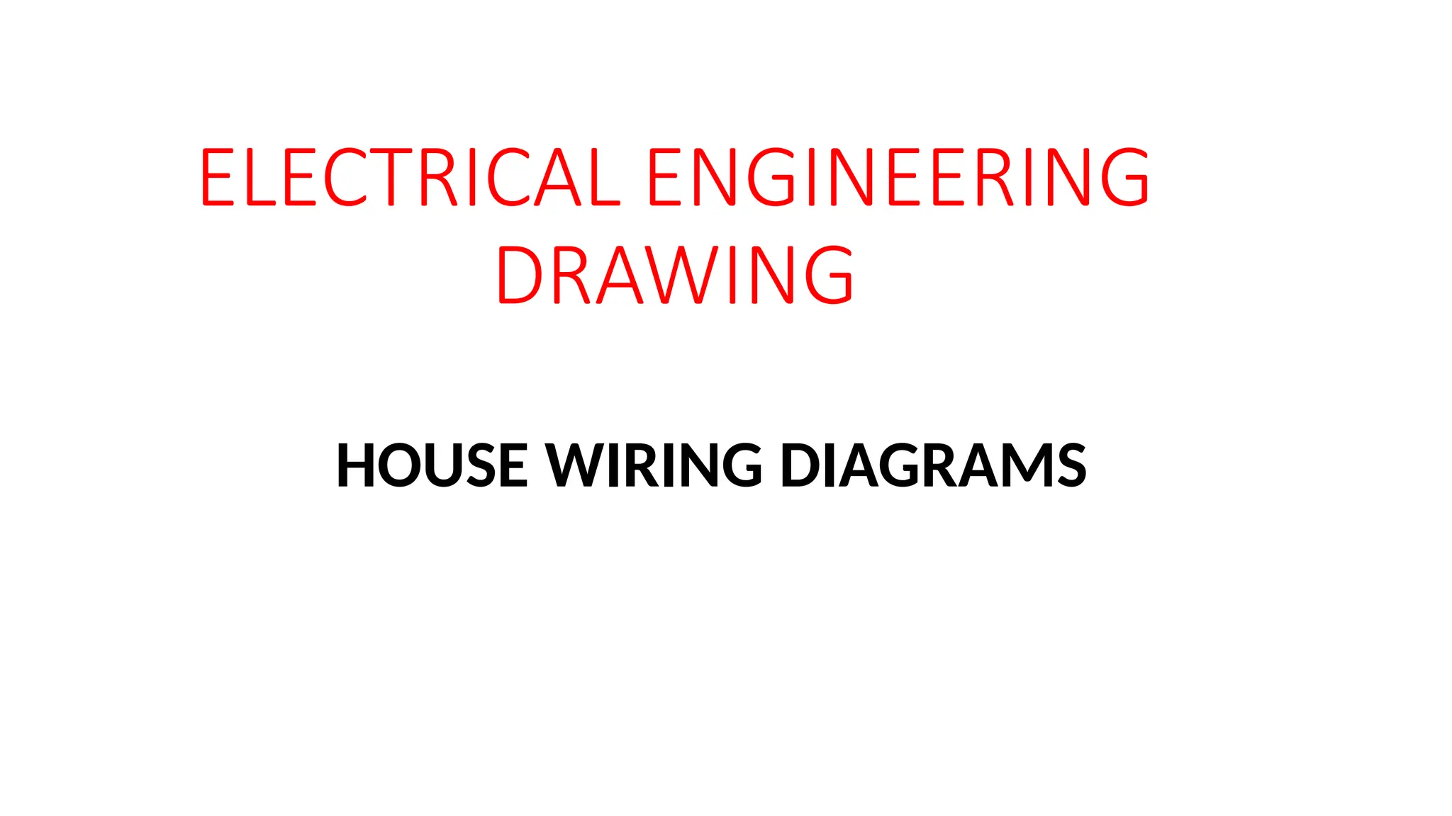 Lecture notes on an introduction to House wiring.pptx