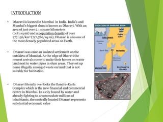 DHARAVI SLUM, MUMBAI | PPTX