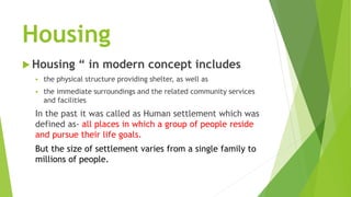Housing | PPT