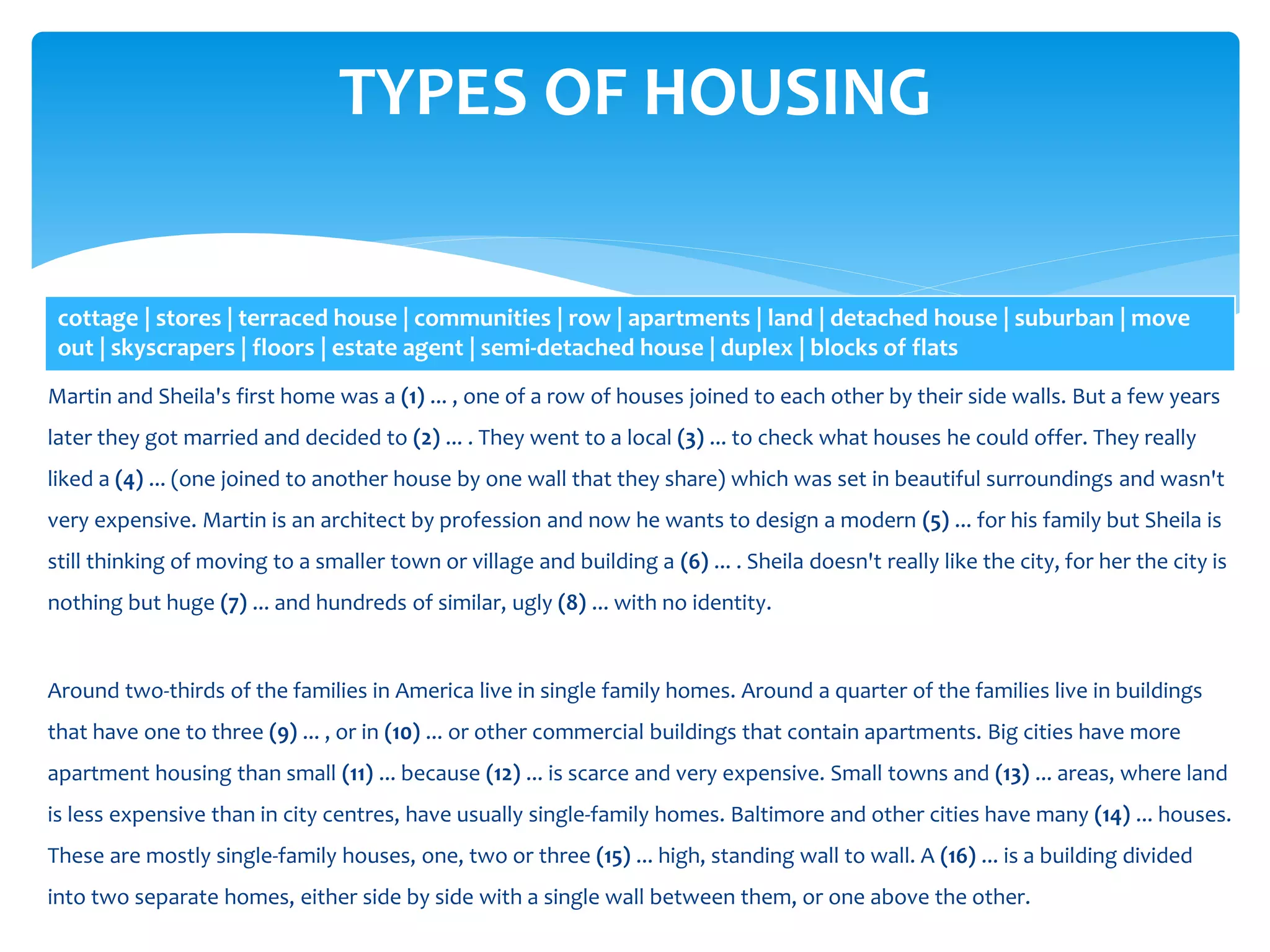 Housing | PPT