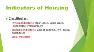 Housing ppt for nursing students.......... | PPTX