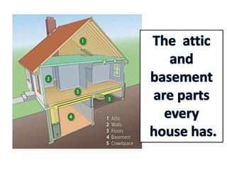 Types of housing, parts of the house and furniture | PPTX