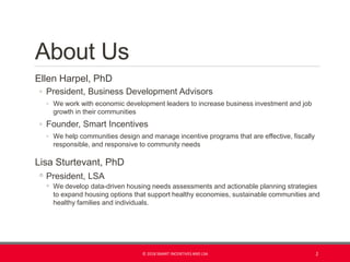 Housing and Economic Development for Inclusive Communities | PDF