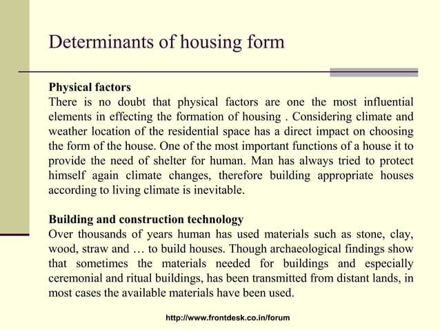 Housing and environmental planning | PDF