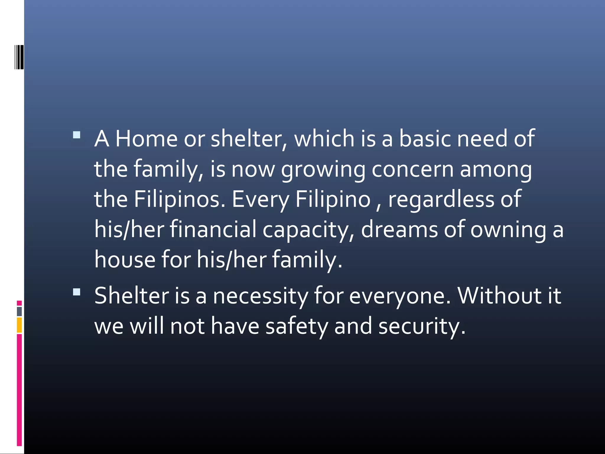 Housing and Family Economics | PPT