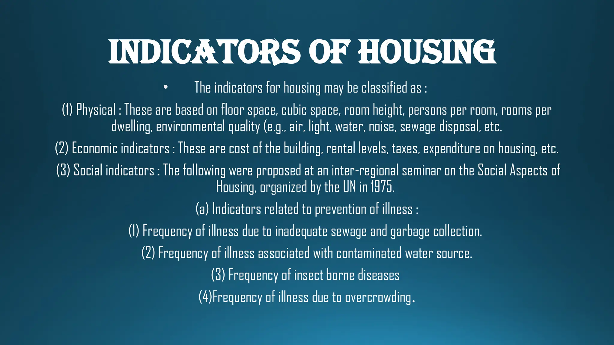 Housing and Health Community medicine.pptx