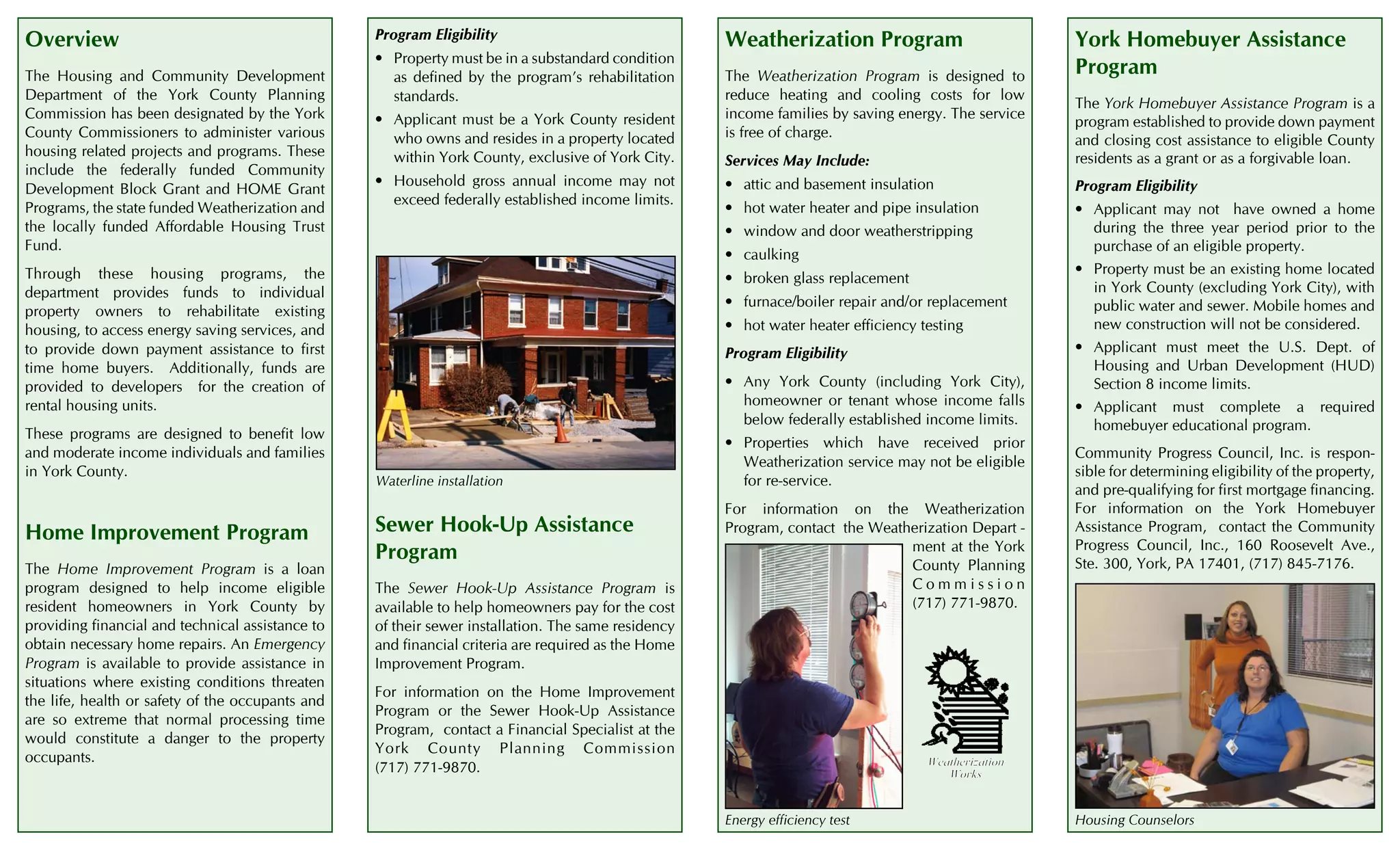 Housing assistance programs brochure | PPT