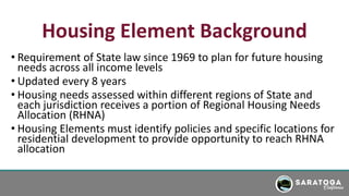 Housing element presentation | PDF
