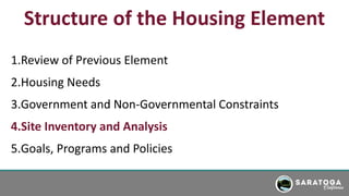 Housing element presentation | PDF