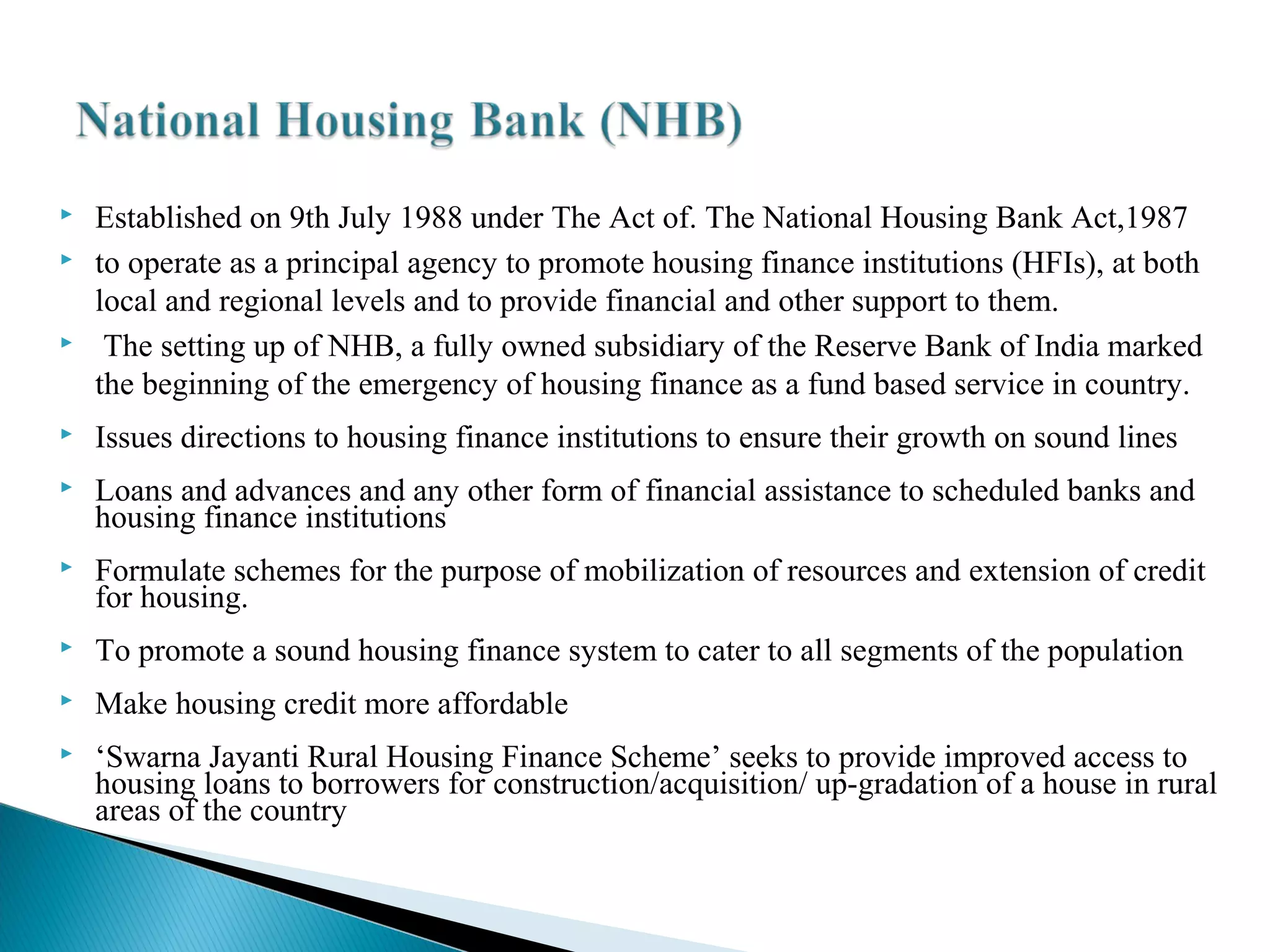 Housing finance | PPT