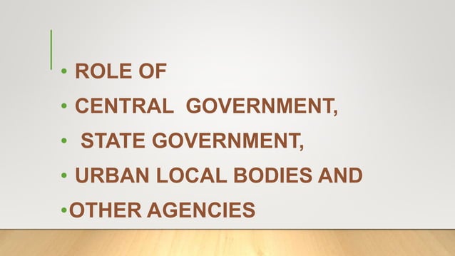 National Urban Housing and Habitat Policy-2007 | PPTX | Government ...