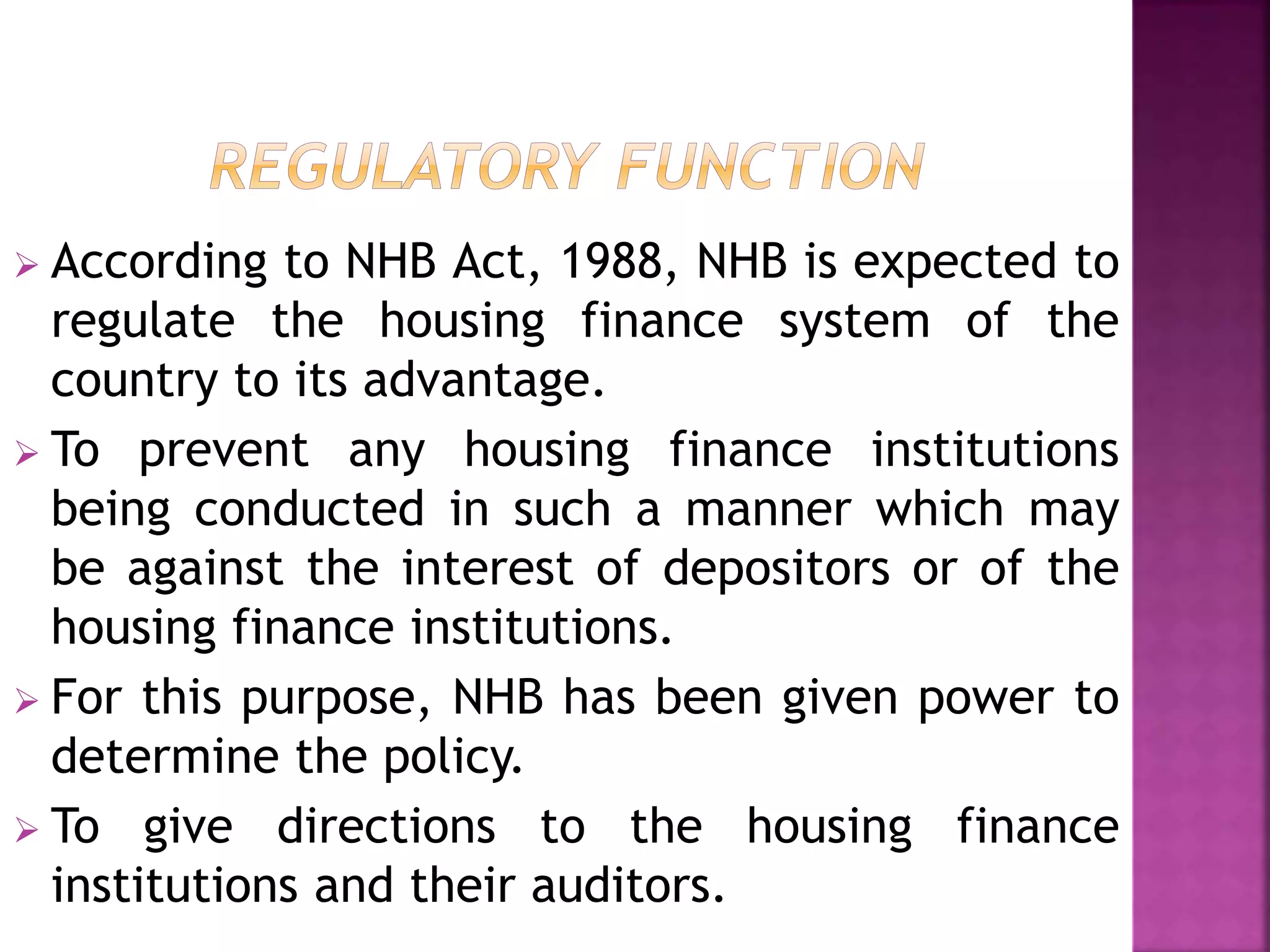 Housing finance ppt (1) | PPTX