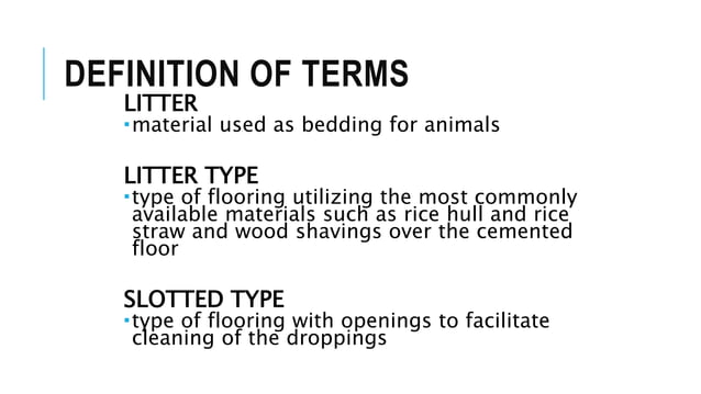 Housing for layer production | PPTX