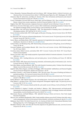 Housing, housing finance and credit risk | PDF