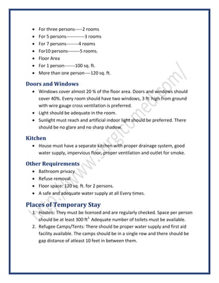 Housing & its Basic Requirements | SurgicoMed.com