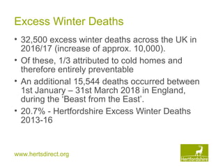 Housing and Health work in Hertfordshire | PPT