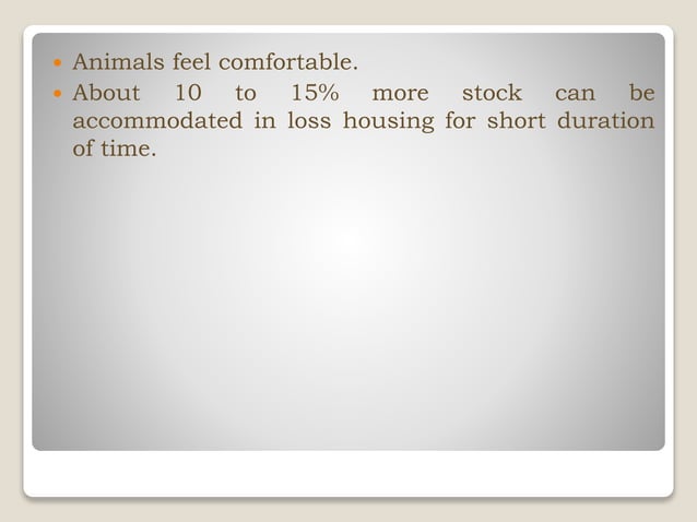 Different types of housing of animals | PPTX | Agriculture | Industries