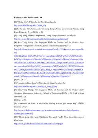 Housing Policy in Hong Kong and Singapore | PDF | Government Support and Welfare | Financial ...