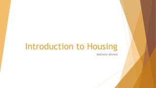 Housing | PPTX