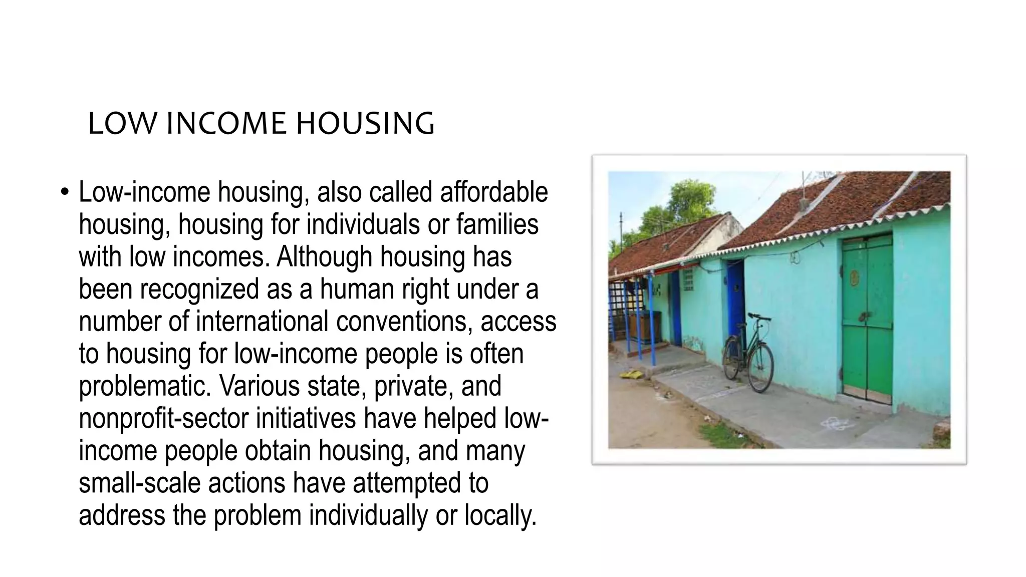 Architecture design housing ppt | PPTX