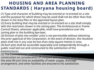 Housing and area planning standards PLAN | PPTX