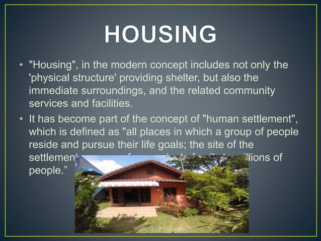 Housing ppt slideshare | PPTX