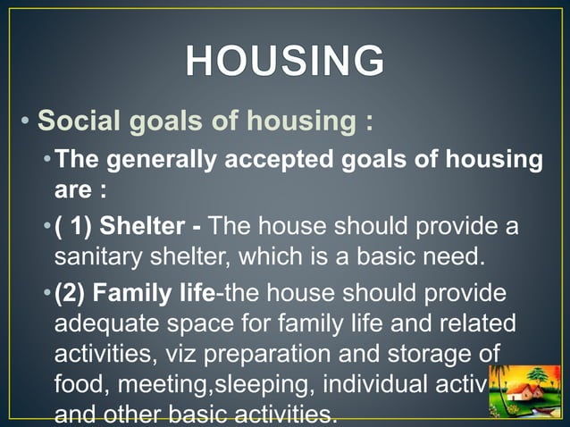 Housing ppt slideshare | PPTX