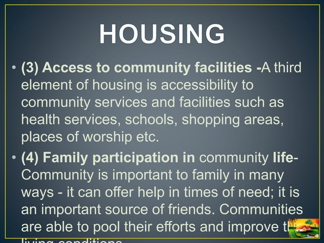 Housing ppt slideshare | PPTX