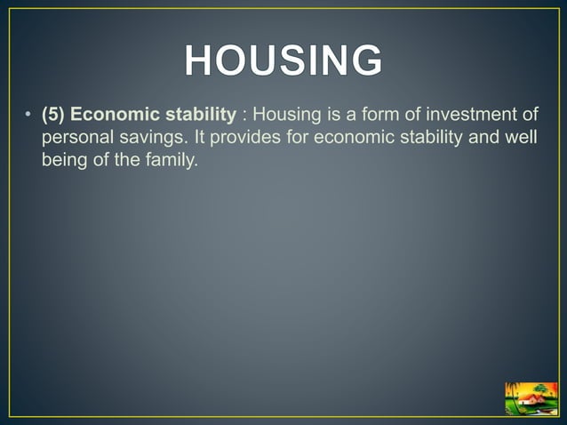 Housing ppt slideshare | PPTX