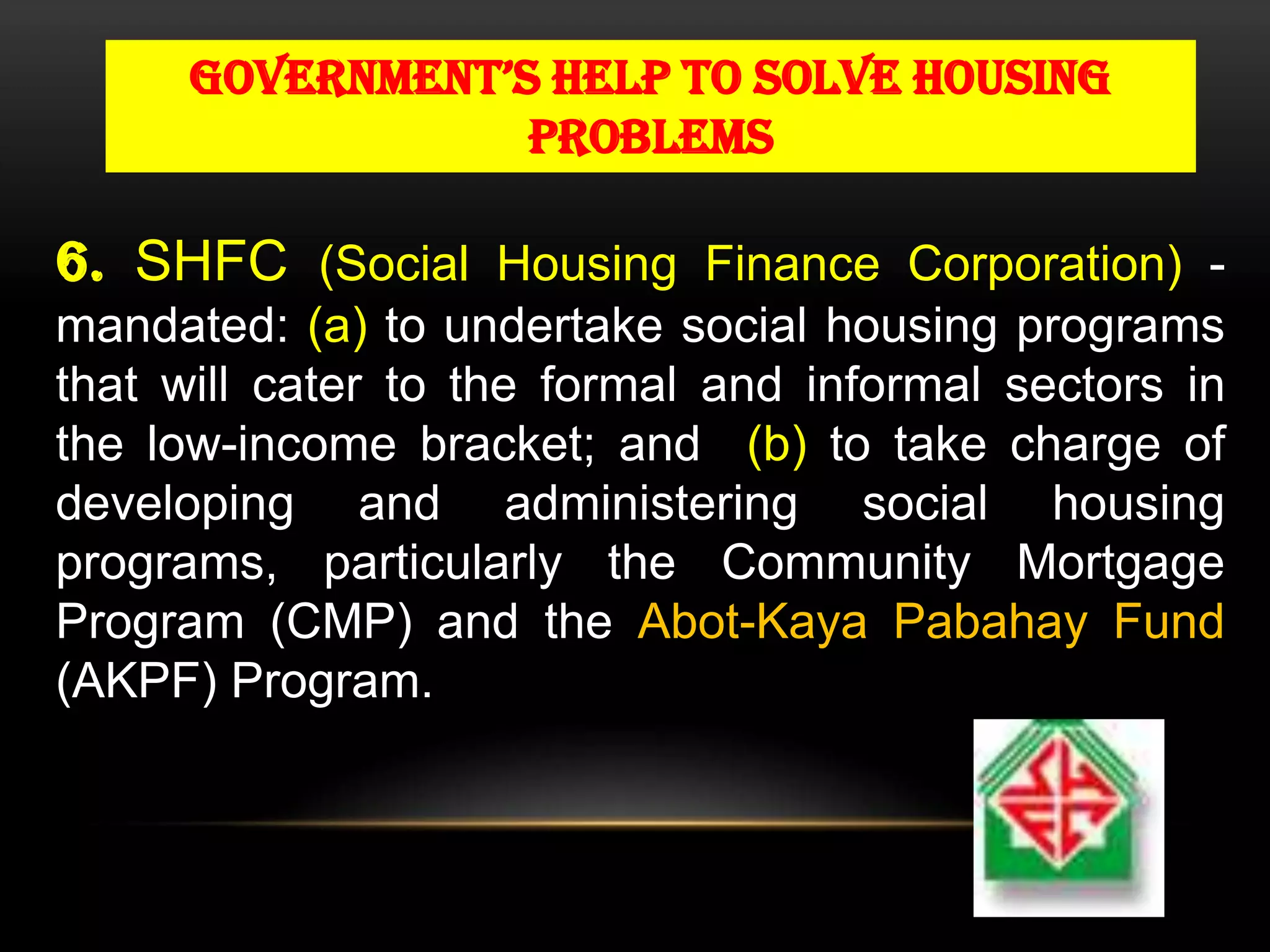 Housing in the Philippines | PPTX