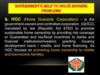 Housing in the Philippines | PPTX