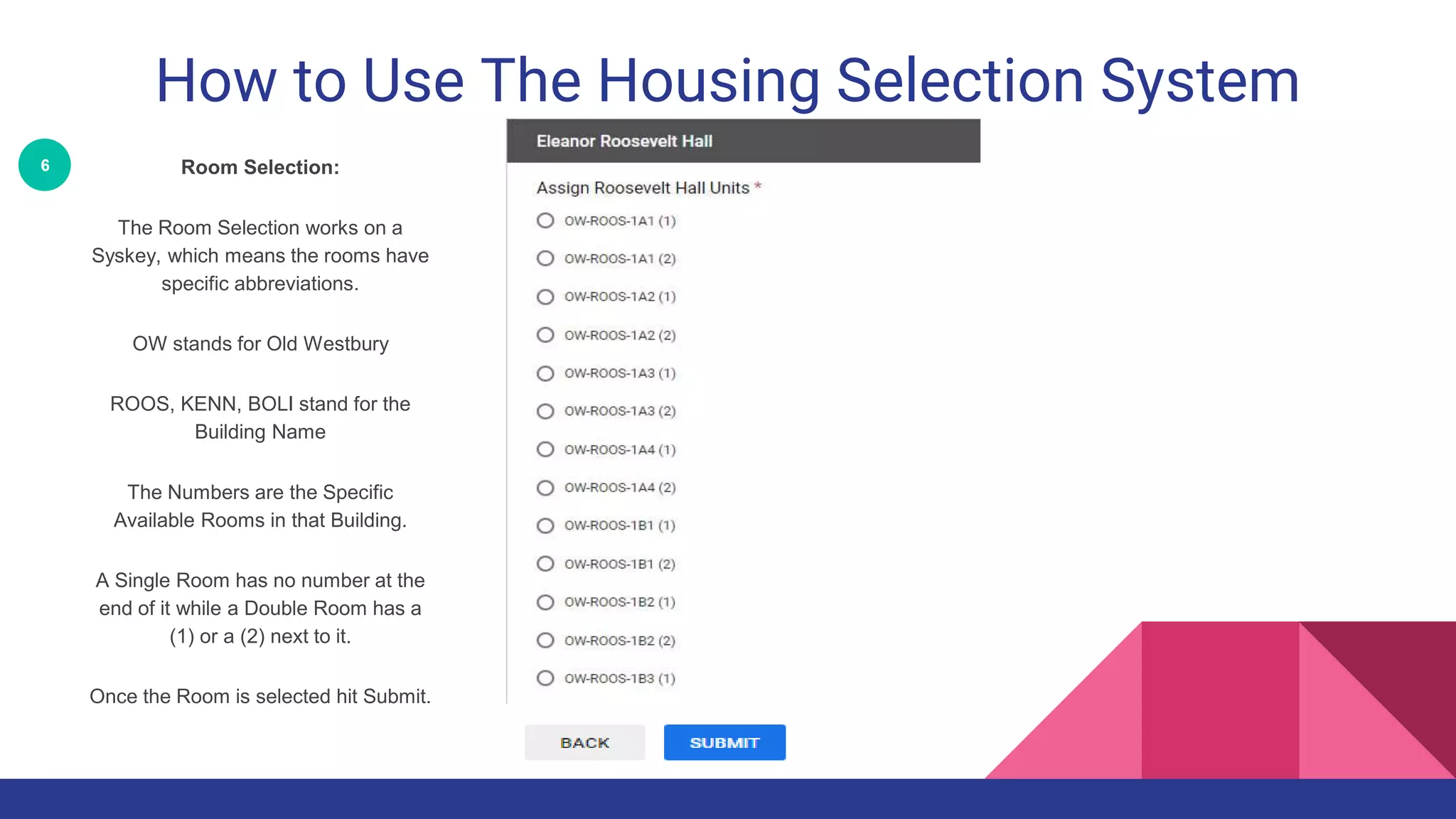 NYIT Housing Selection presentation | PPT