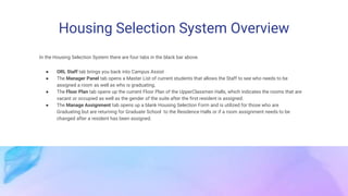 NYIT Housing Selection presentation | PPT