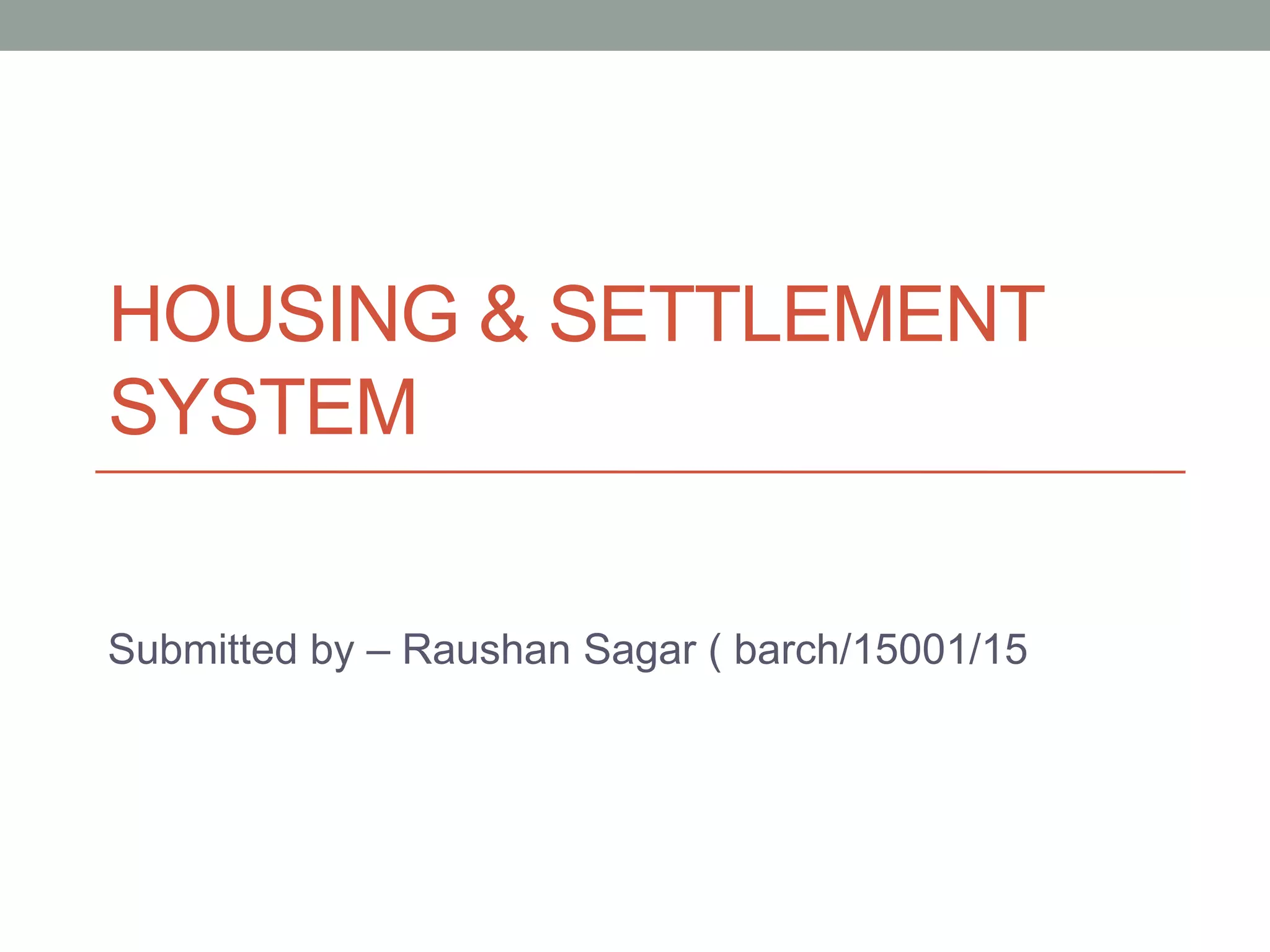 linear city settlement system | PPTX