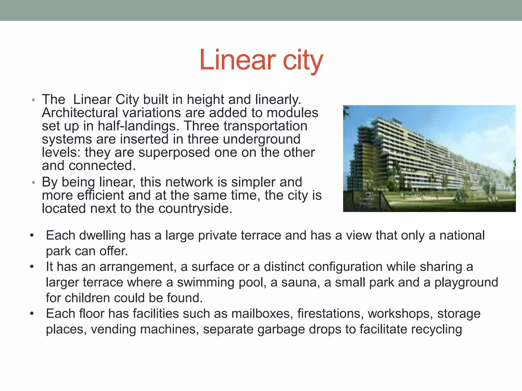 linear city settlement system | PPTX