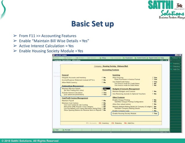 Tally Housing society module | PDF | Government Support and Welfare ...