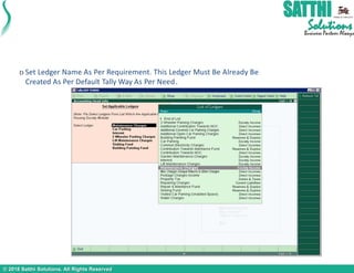 Tally Housing society module | PDF
