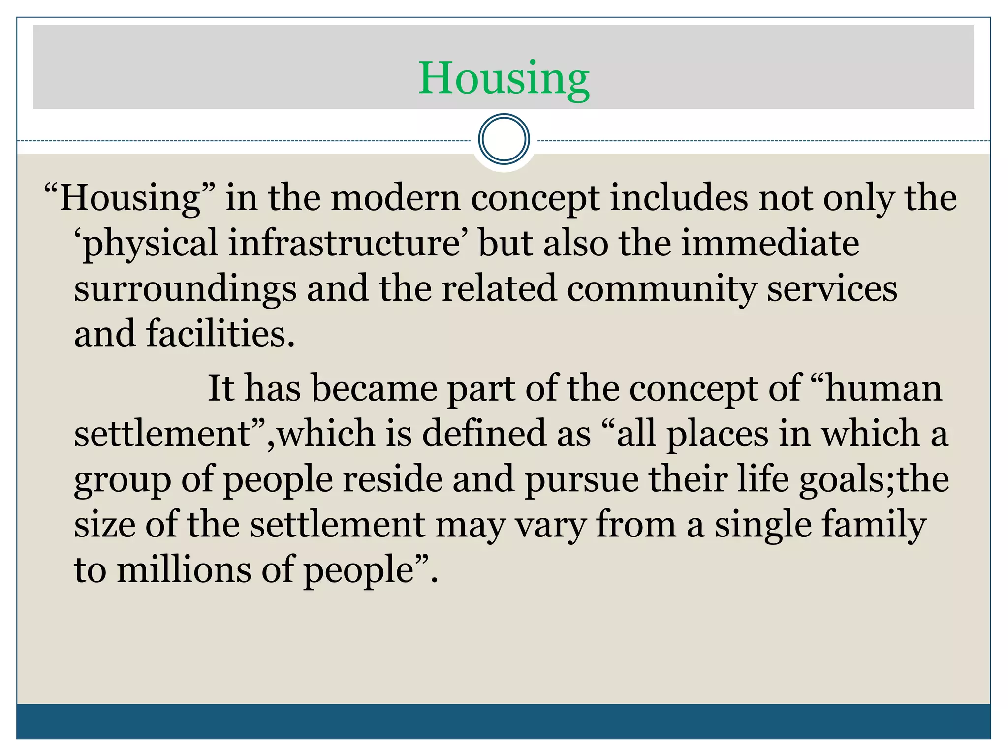 Housing standard | PPTX