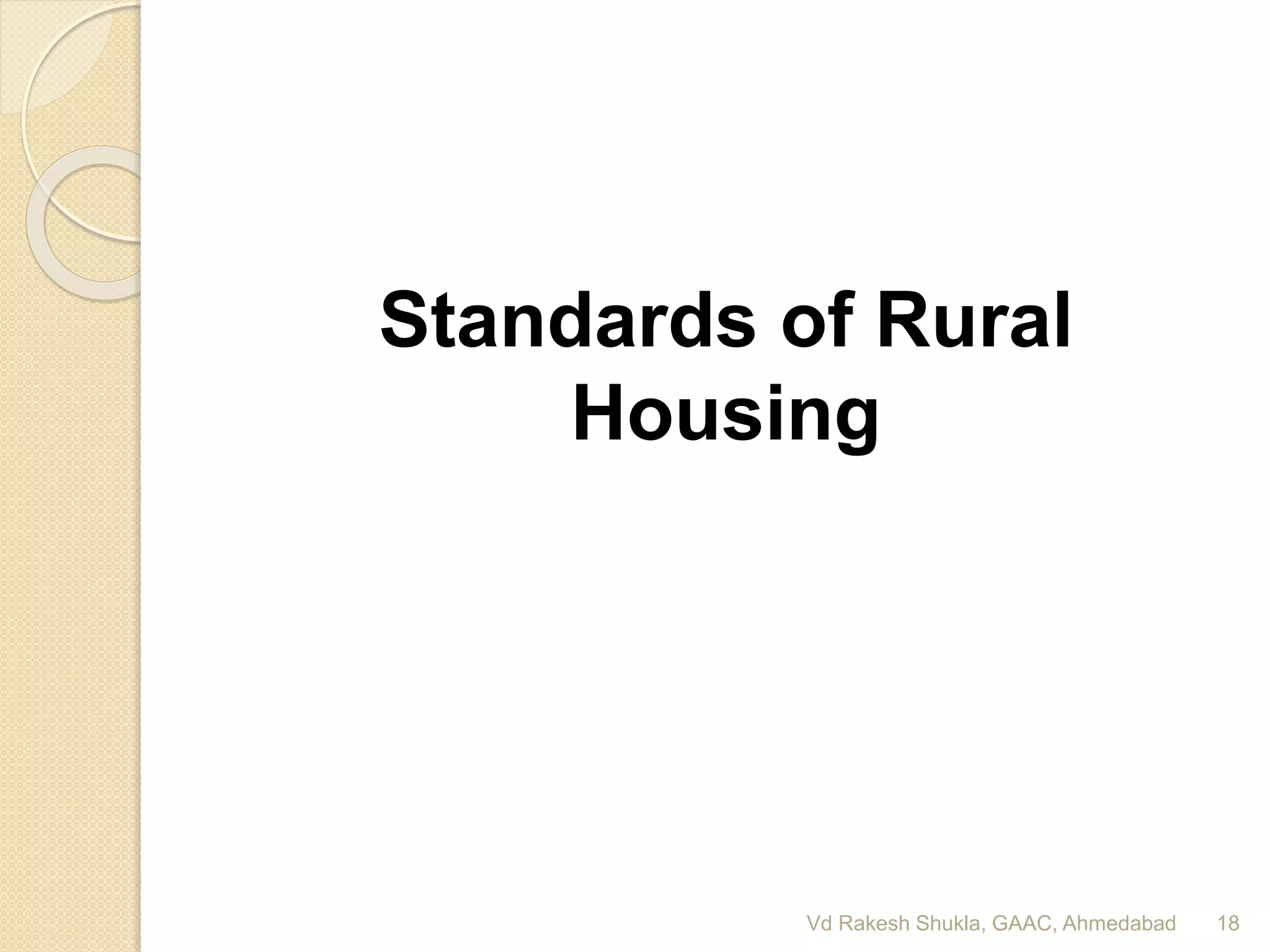 Housing standards | PPTX