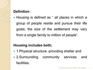 Housing standards | PPTX