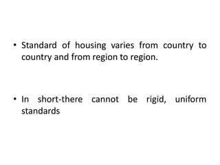Housing standards | PPTX