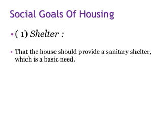 Housing standards | PDF